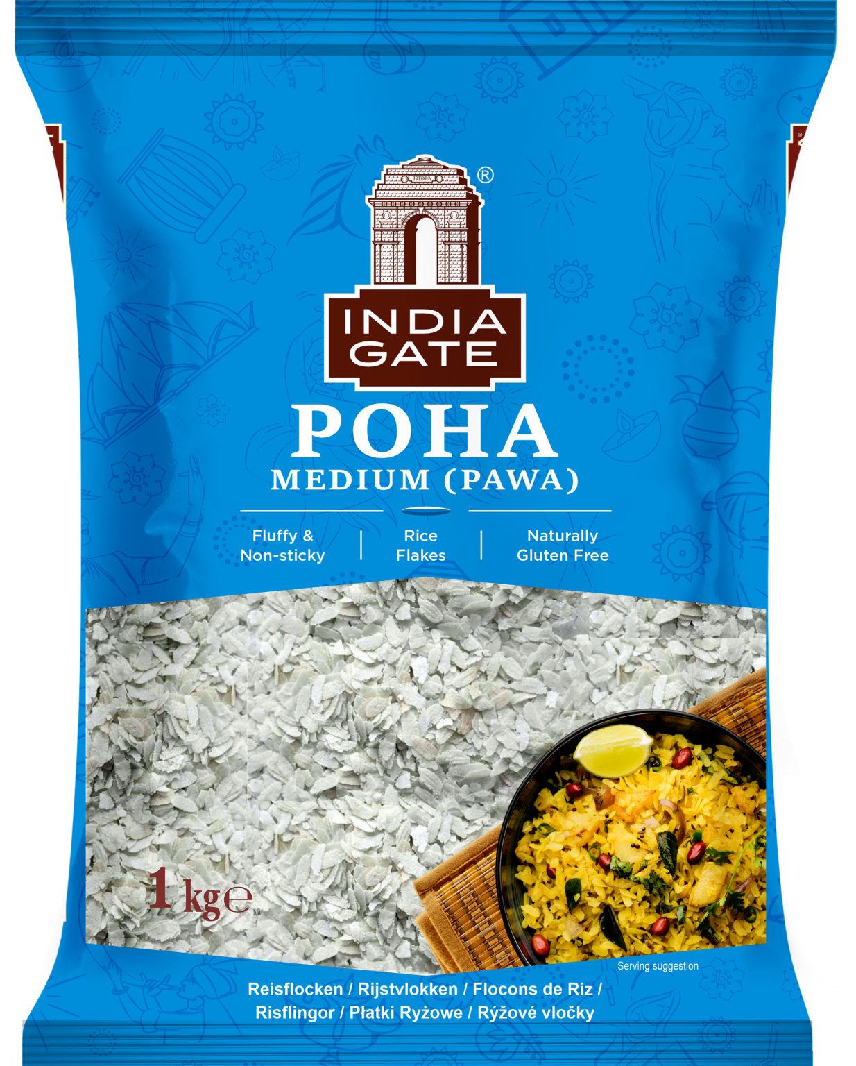 India Gate Poha Medium - Savorja